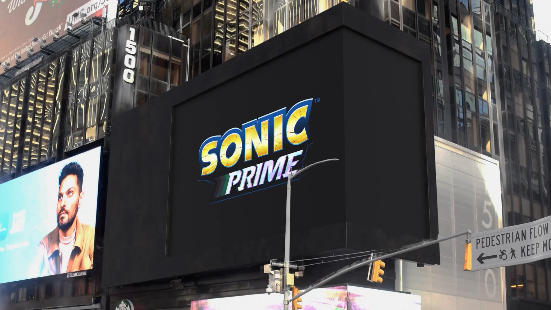 Sonic Prime | Netflix | Times Square Anamorphic Advert on Vimeo