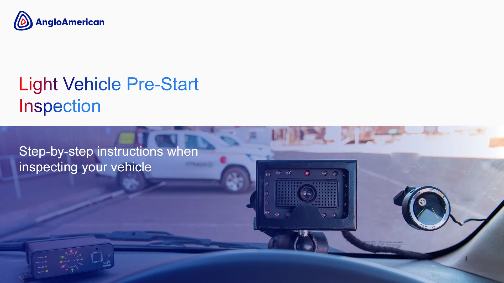 Light Vehicle Pre-Start Inspection