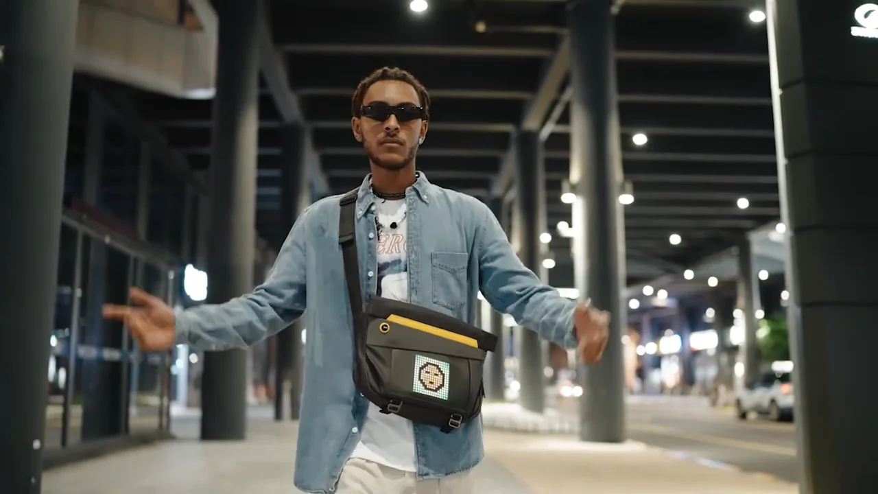 Divoom Sling Bag-V on Vimeo