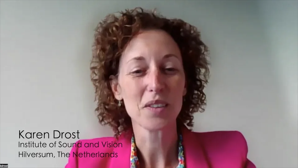 Karen Drost - Institute for Sound and Vision (NL)| CMA Interview on Vimeo