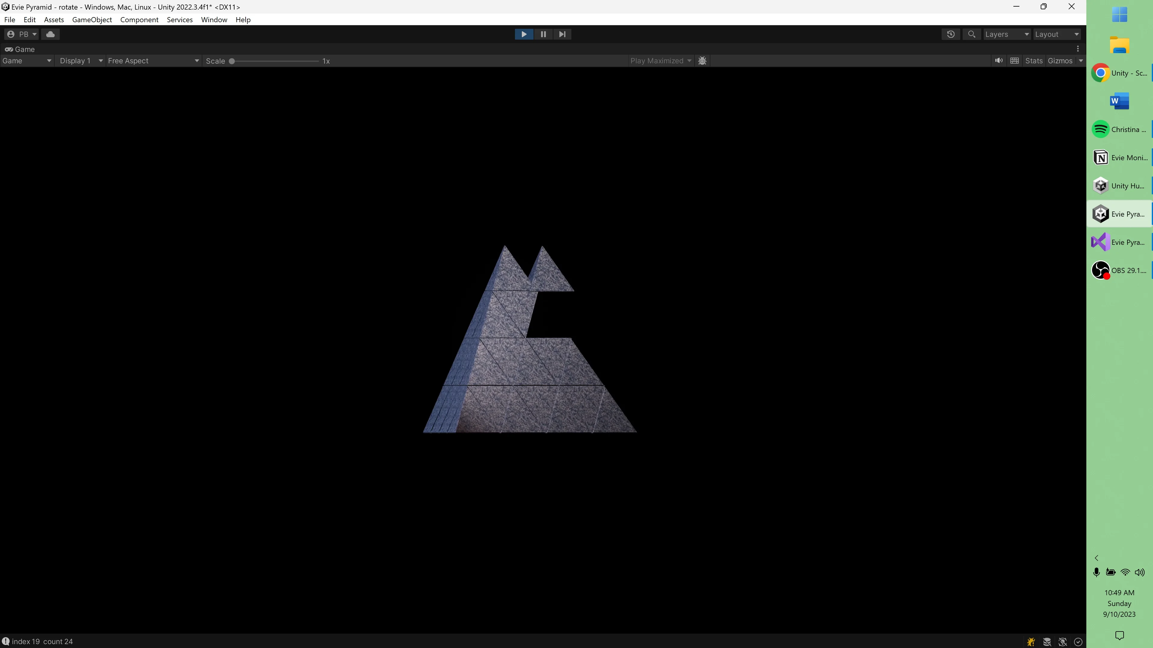 Evie Pyramid 3 on Vimeo