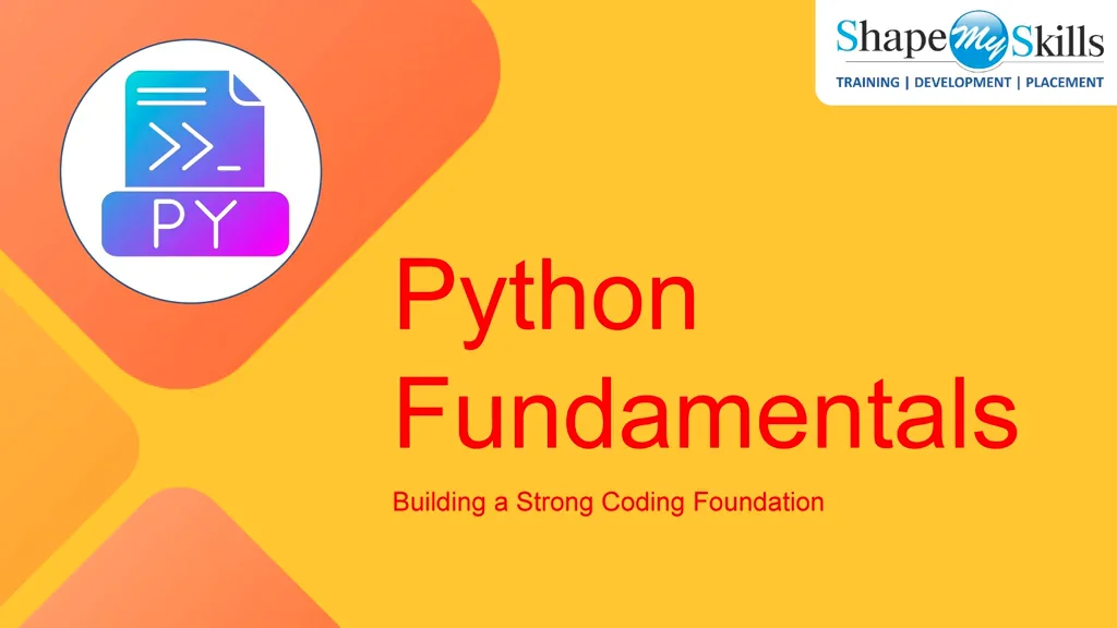 Python Fundamentals Building a Strong Coding Foundation on Vimeo
