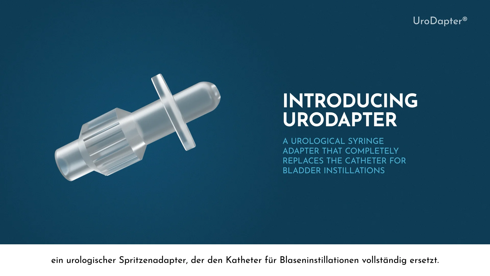 The UroDapter, Urological Syringe Adapter on Vimeo