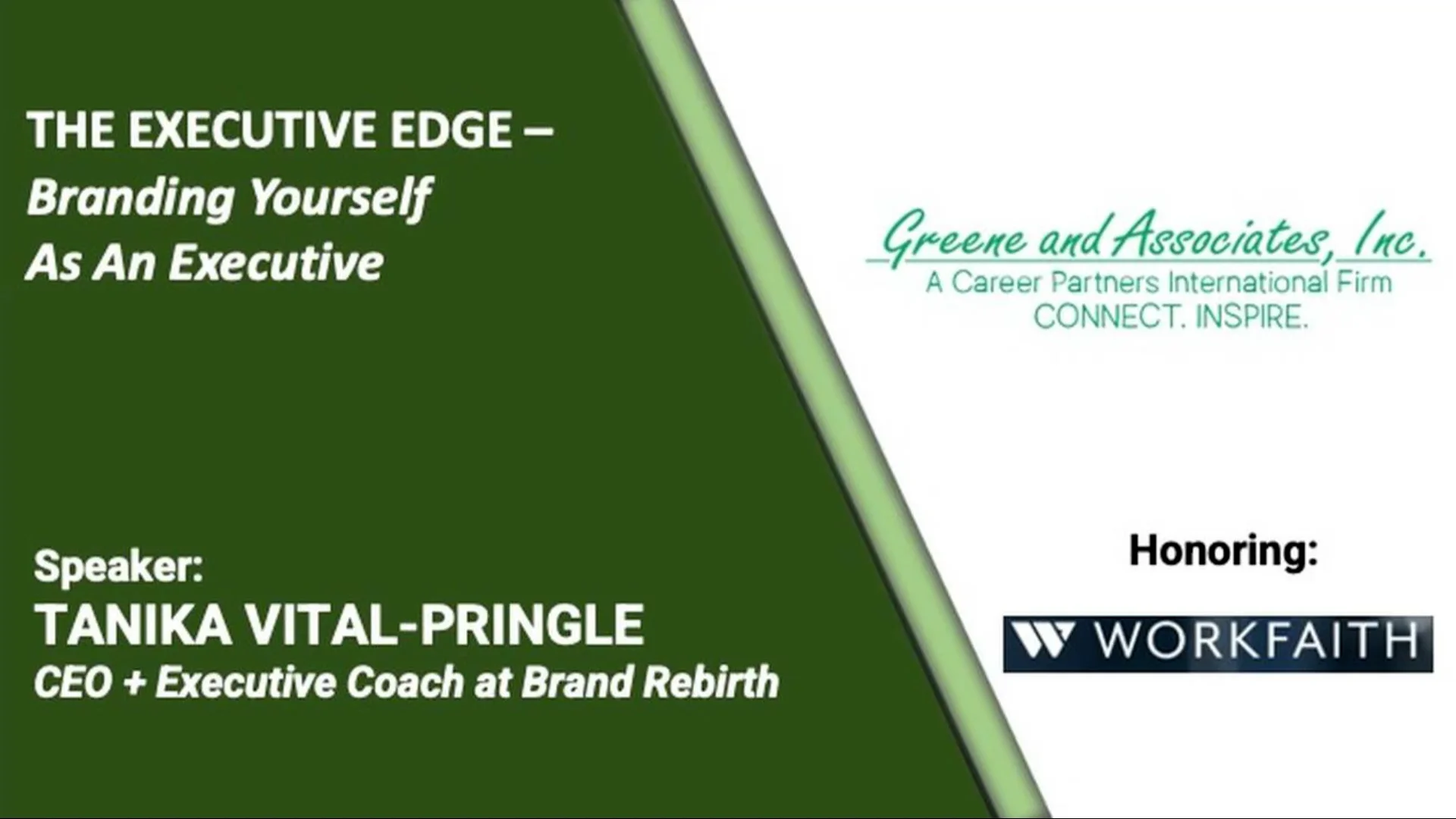 The Executive Edge - Branding Yourself As An Executive
