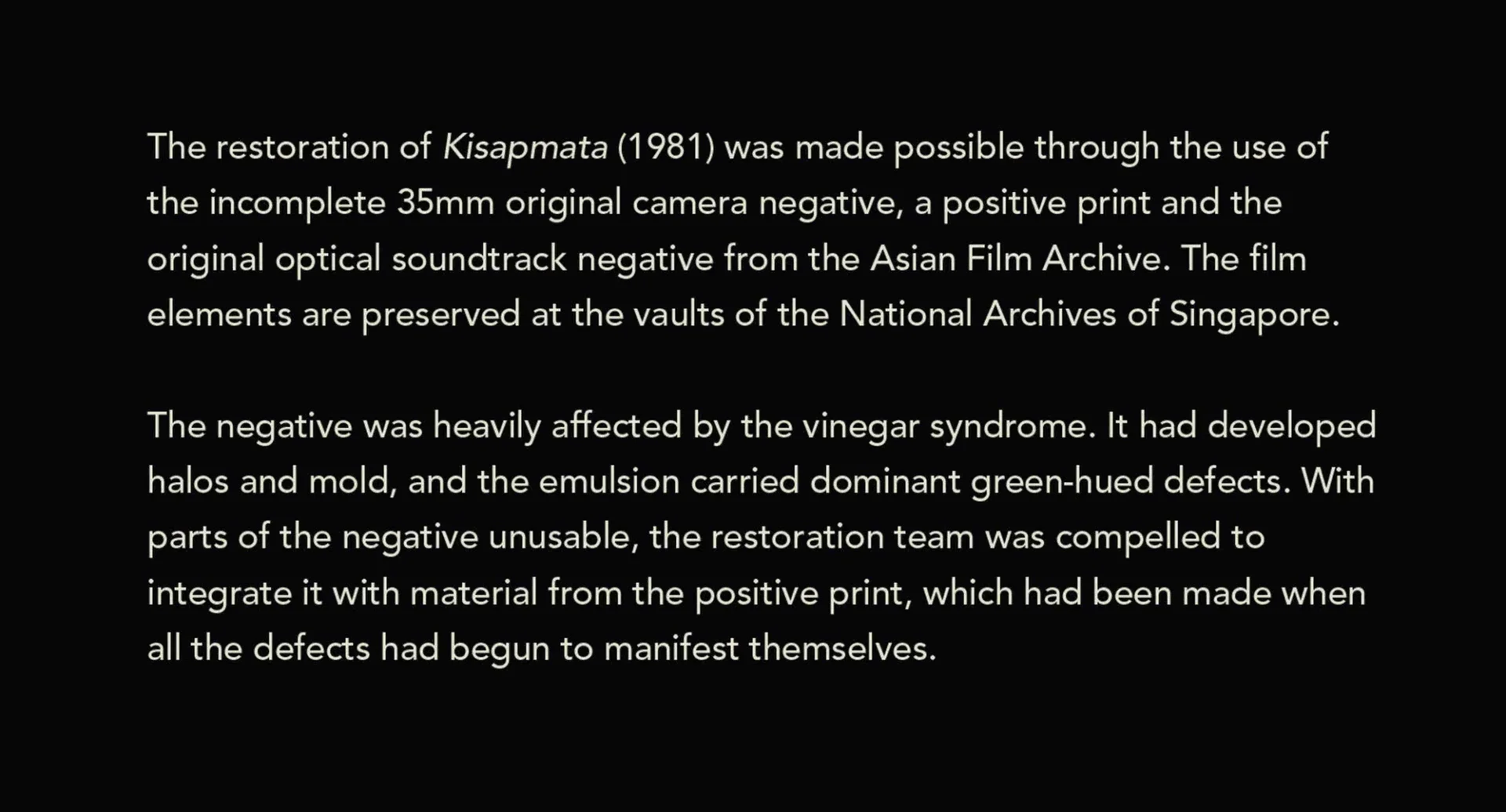Kisapmata 1981 on Vimeo