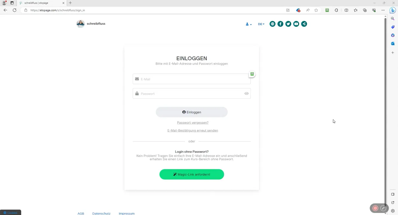 Tutorial Login auf elopage on Vimeo