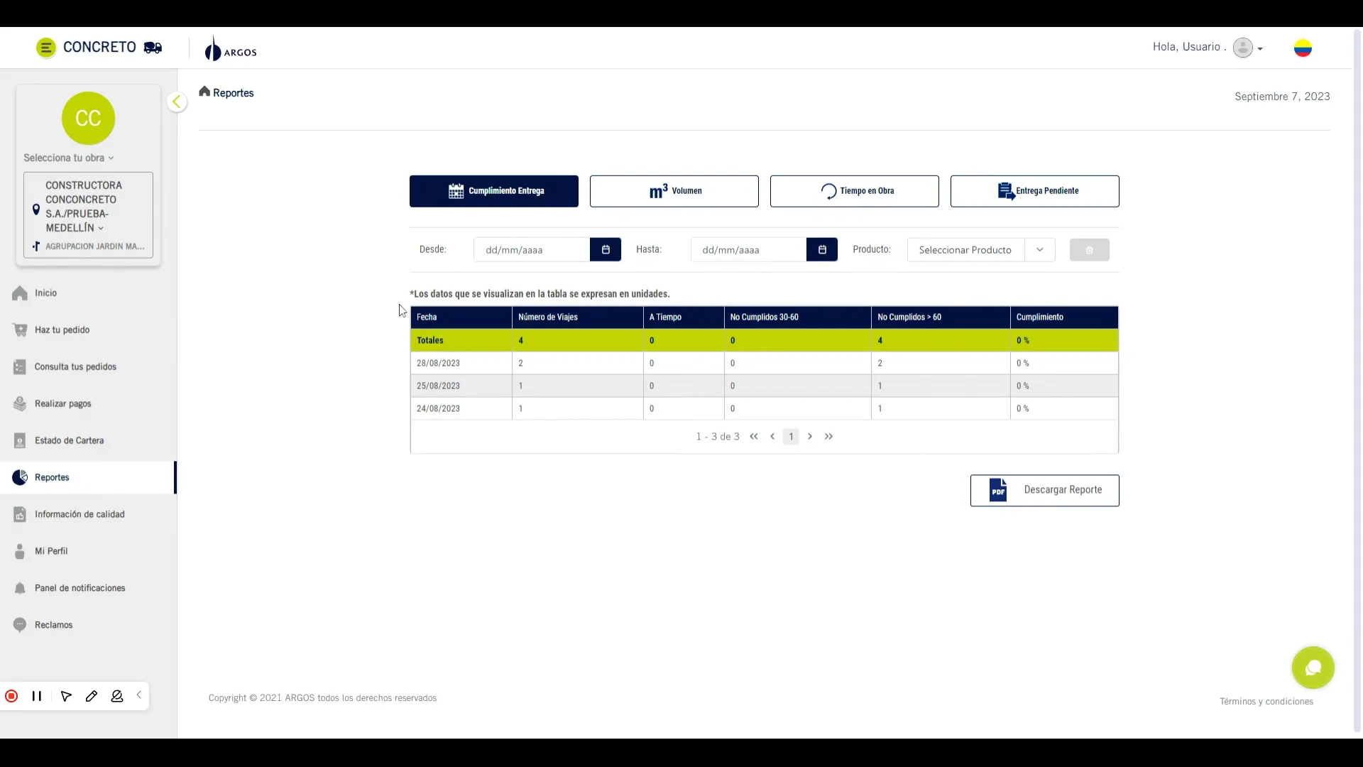 Concretos Argos - Reportes on Vimeo