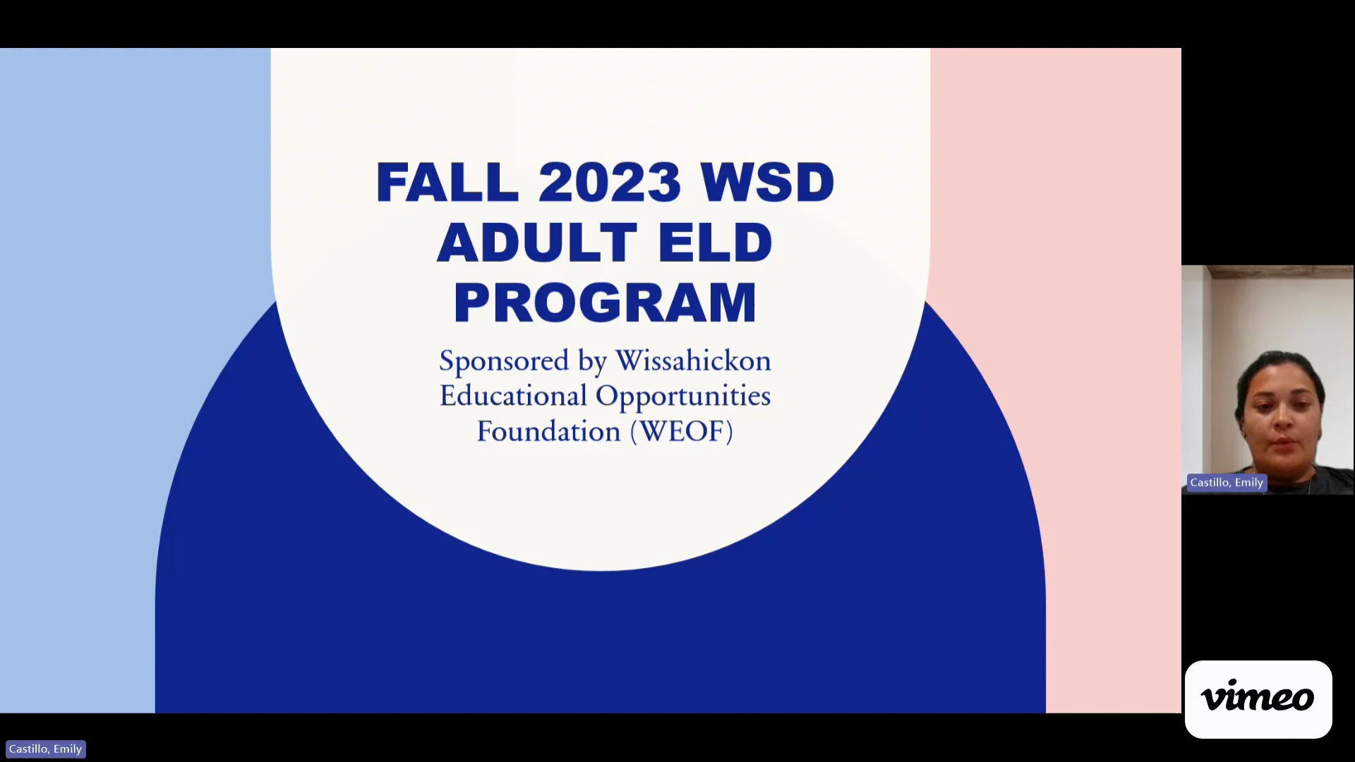 Fall 2023 ELD Program on Vimeo