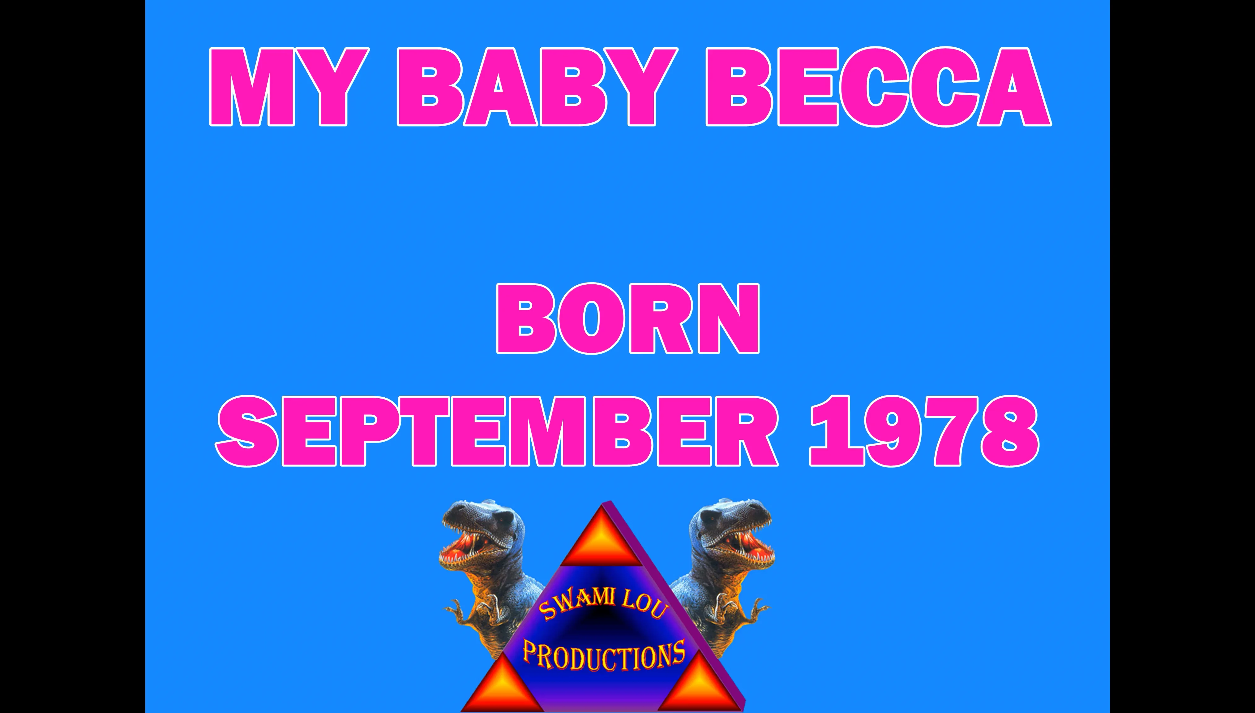 My Baby Becca on Vimeo