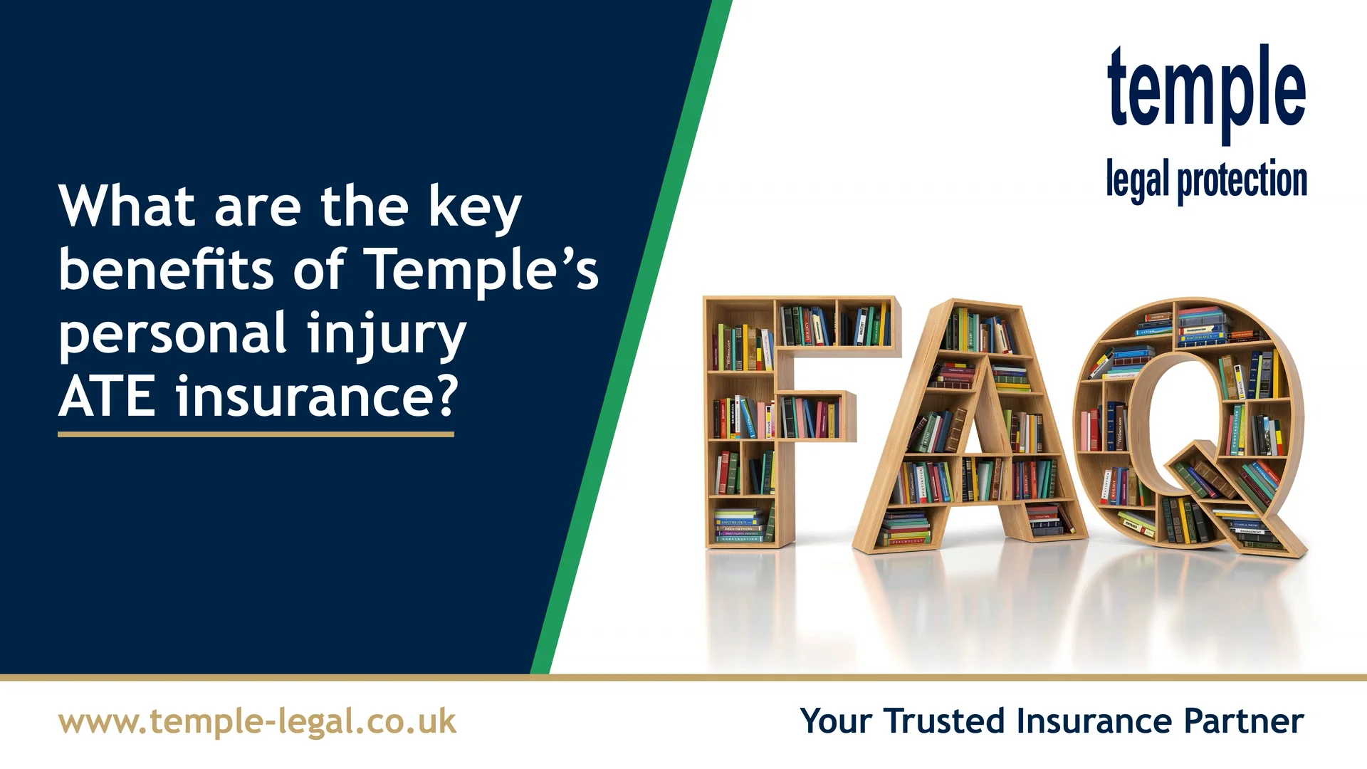 What are the key benefits of Temple's personal injury ATE Insurance and ...