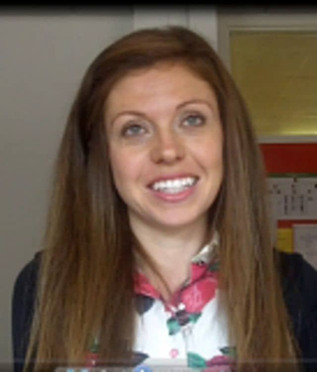 Laura Baillie, of Balbardie Primary School in West Lothian on the ...