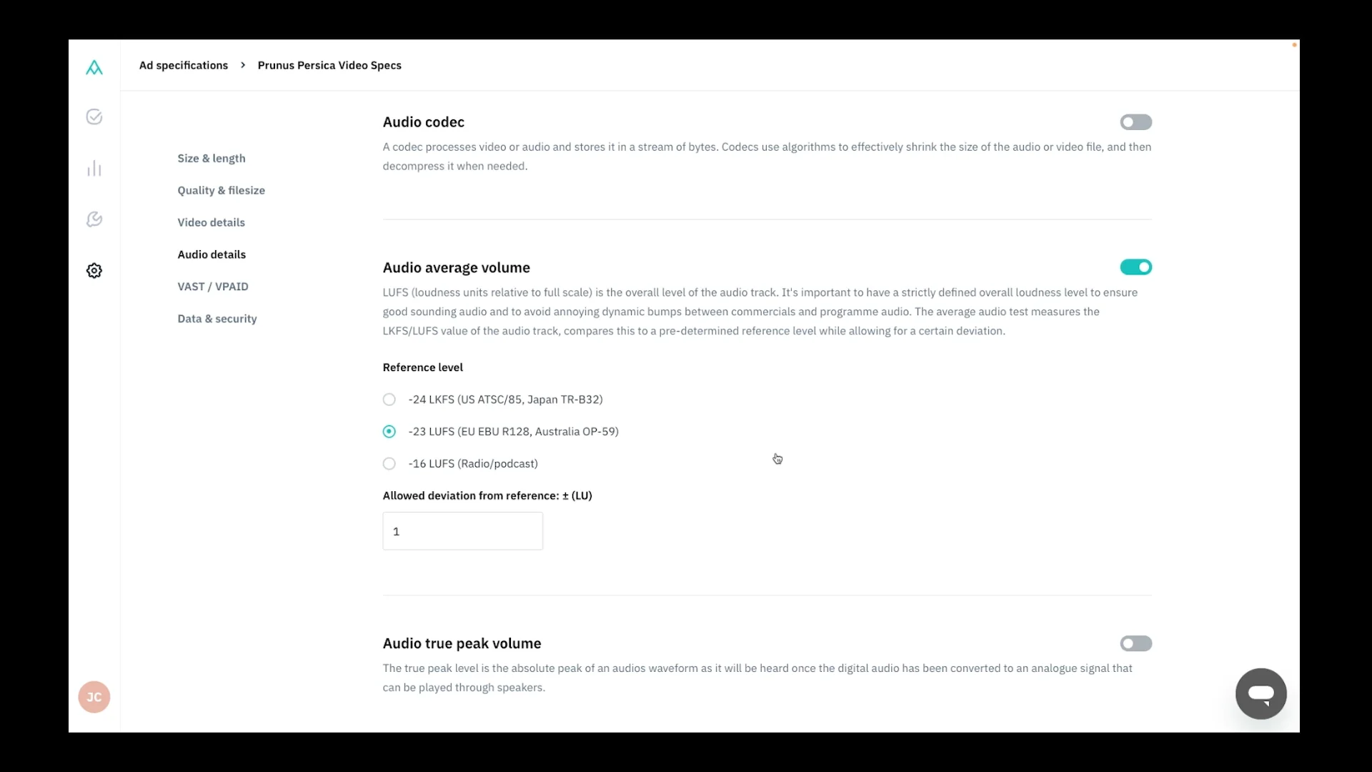 Advalidation Video Ad Spec Setup on Vimeo
