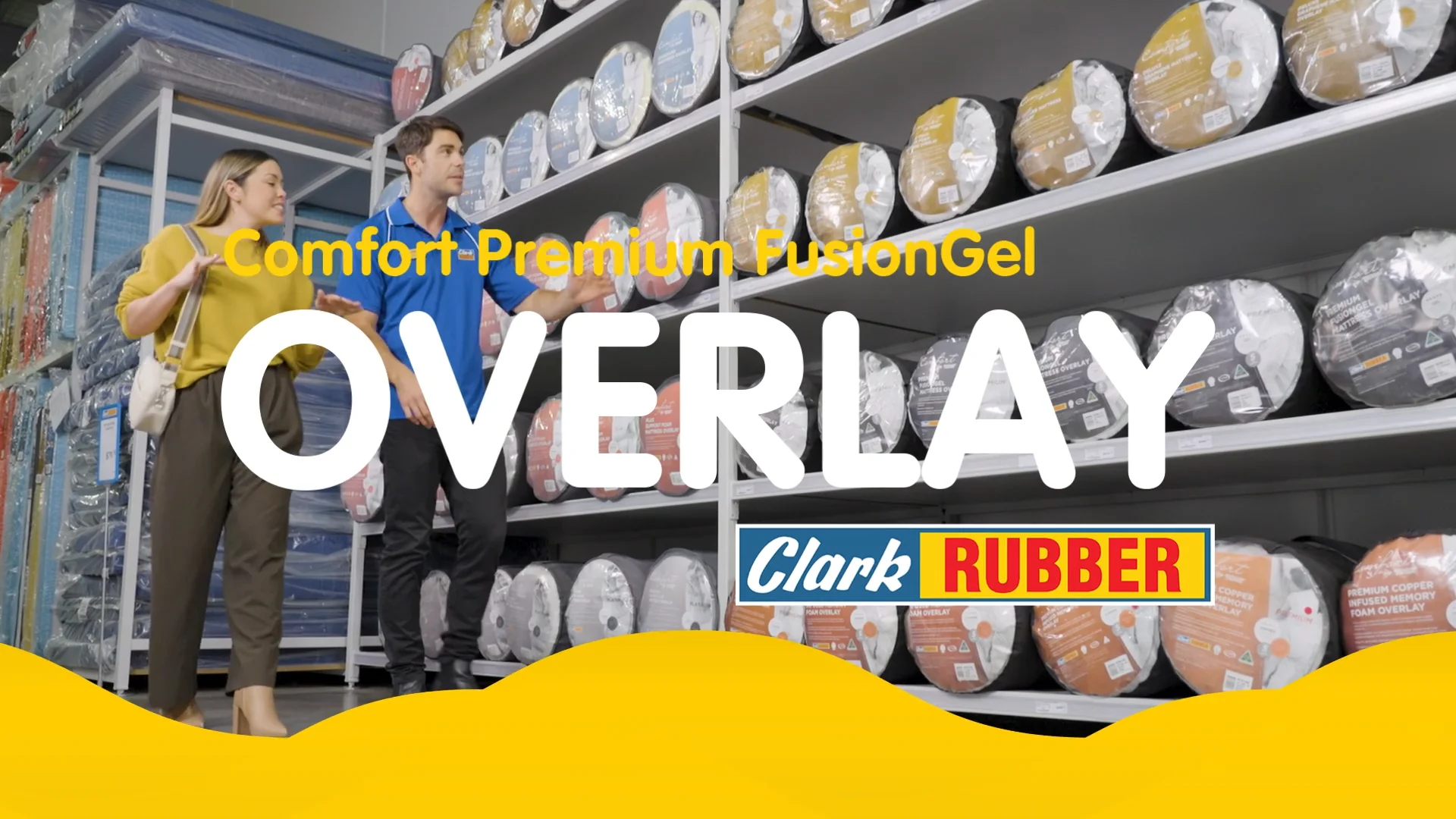 Comfort Premium FusionGel Overlays with Clark Rubber on Vimeo
