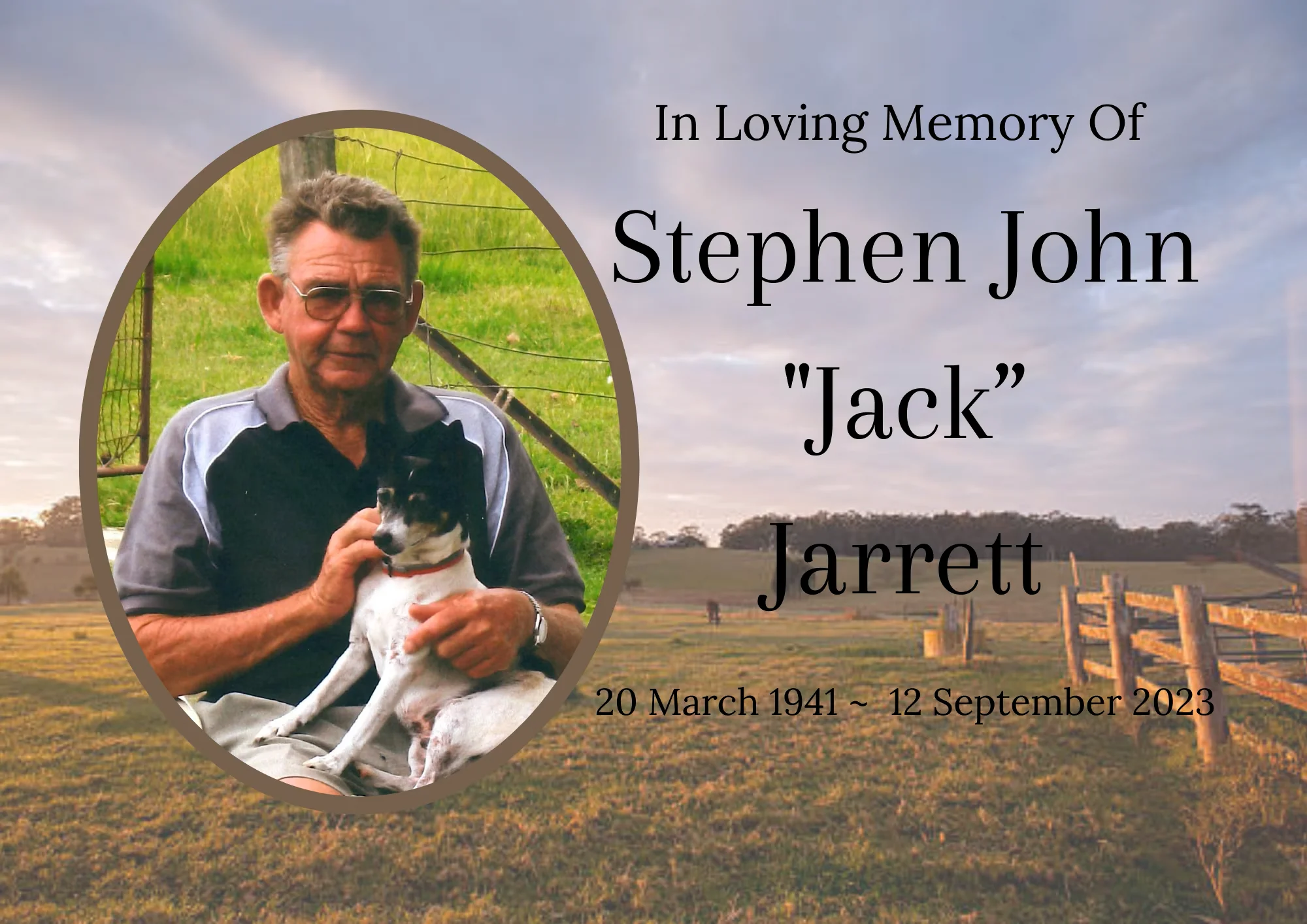 Stephen John "Jack" Jarrett on Vimeo