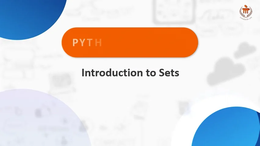 S5_BCA_Python Programming_Unit 9_Topic 3_Introduction to Sets_V1 on Vimeo