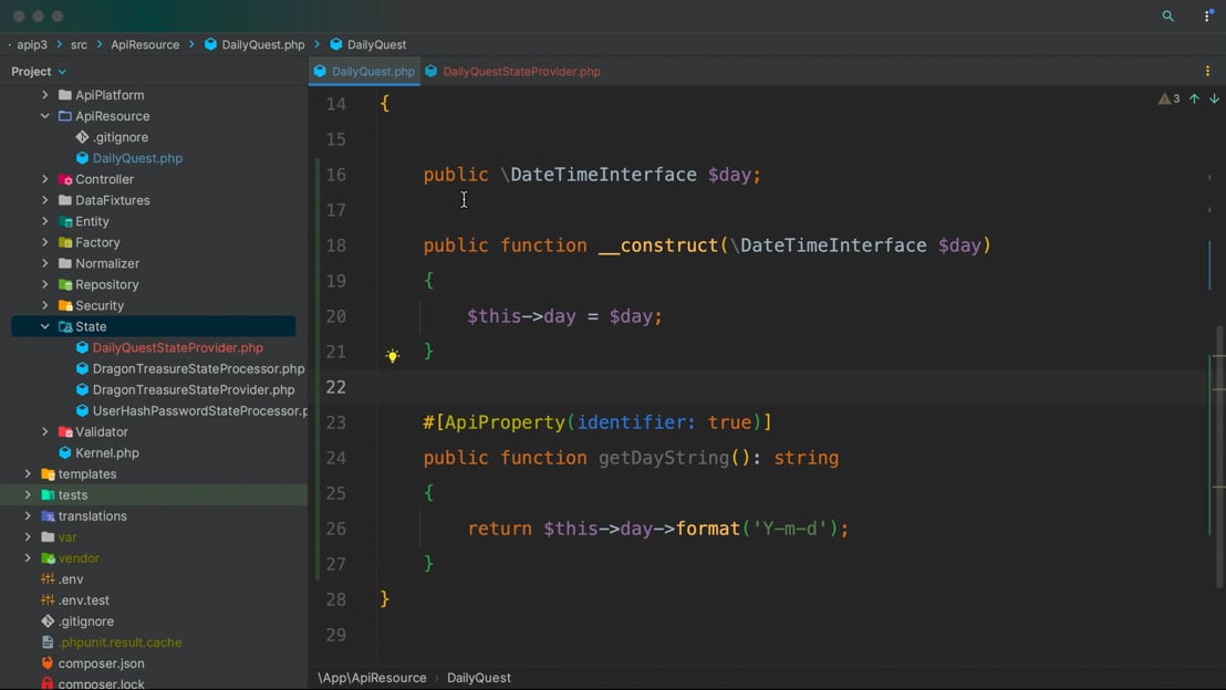 Using A Custom Date Identifier Api Platform 3 Part 3 Custom Resources Symfonycasts 