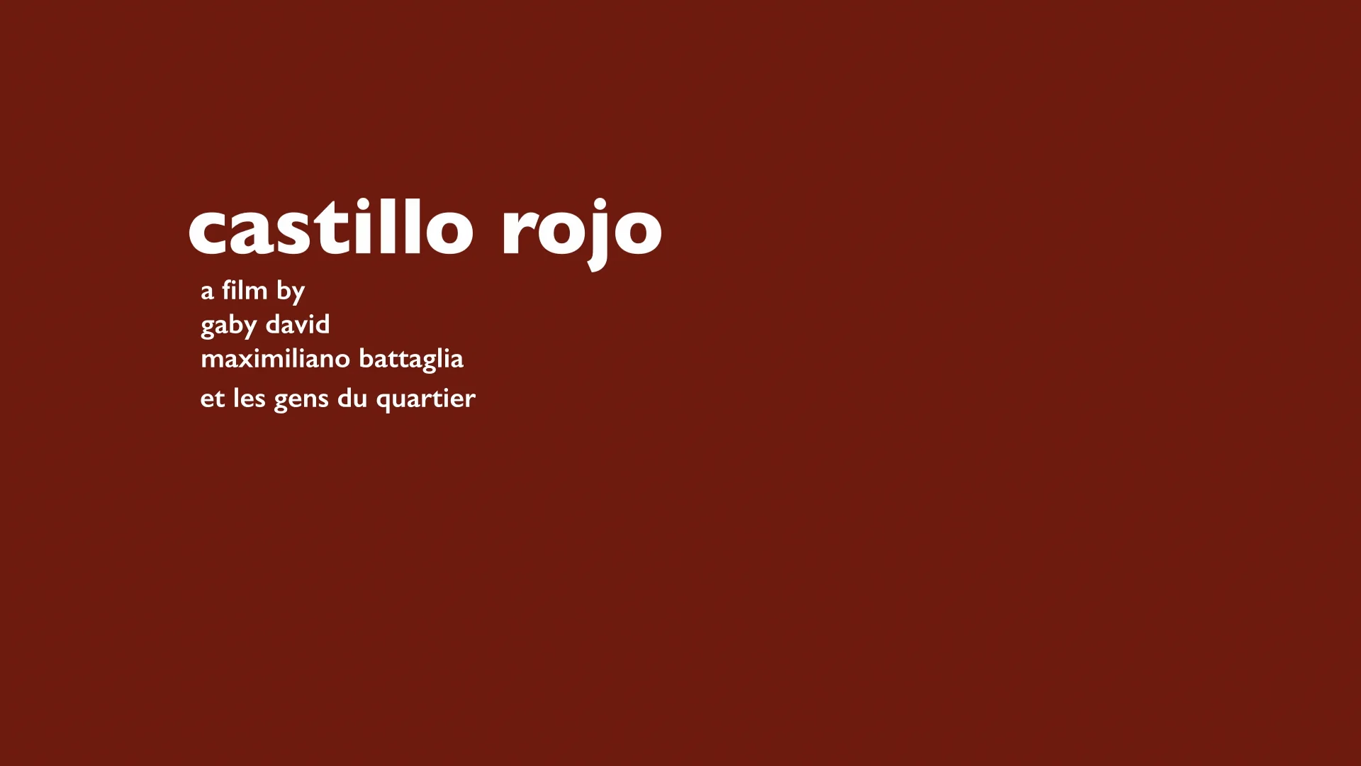 castillo rojo [sizzle reel] on Vimeo