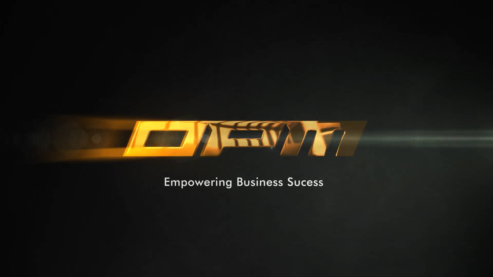 OPM Golden Logo Animation on Vimeo