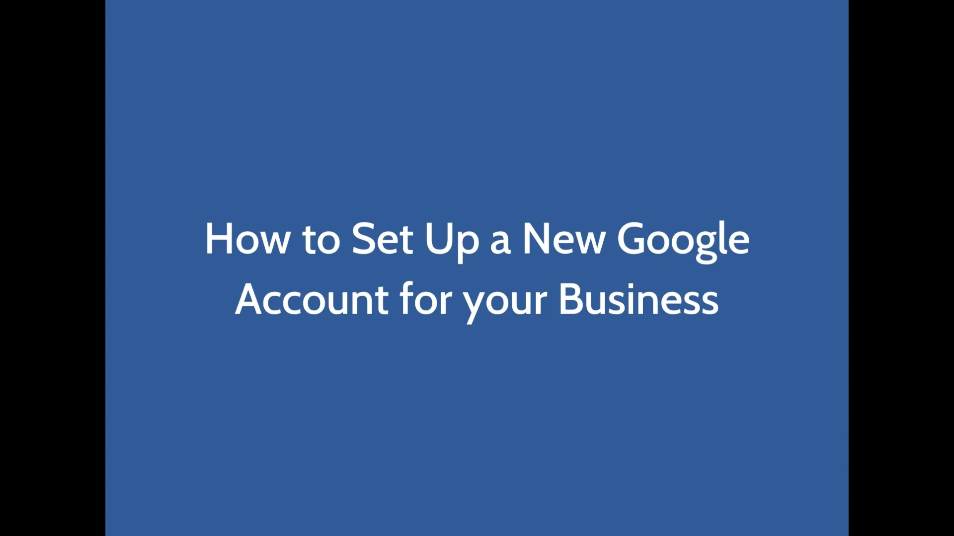 Step 1: Set Up Google Account on Vimeo
