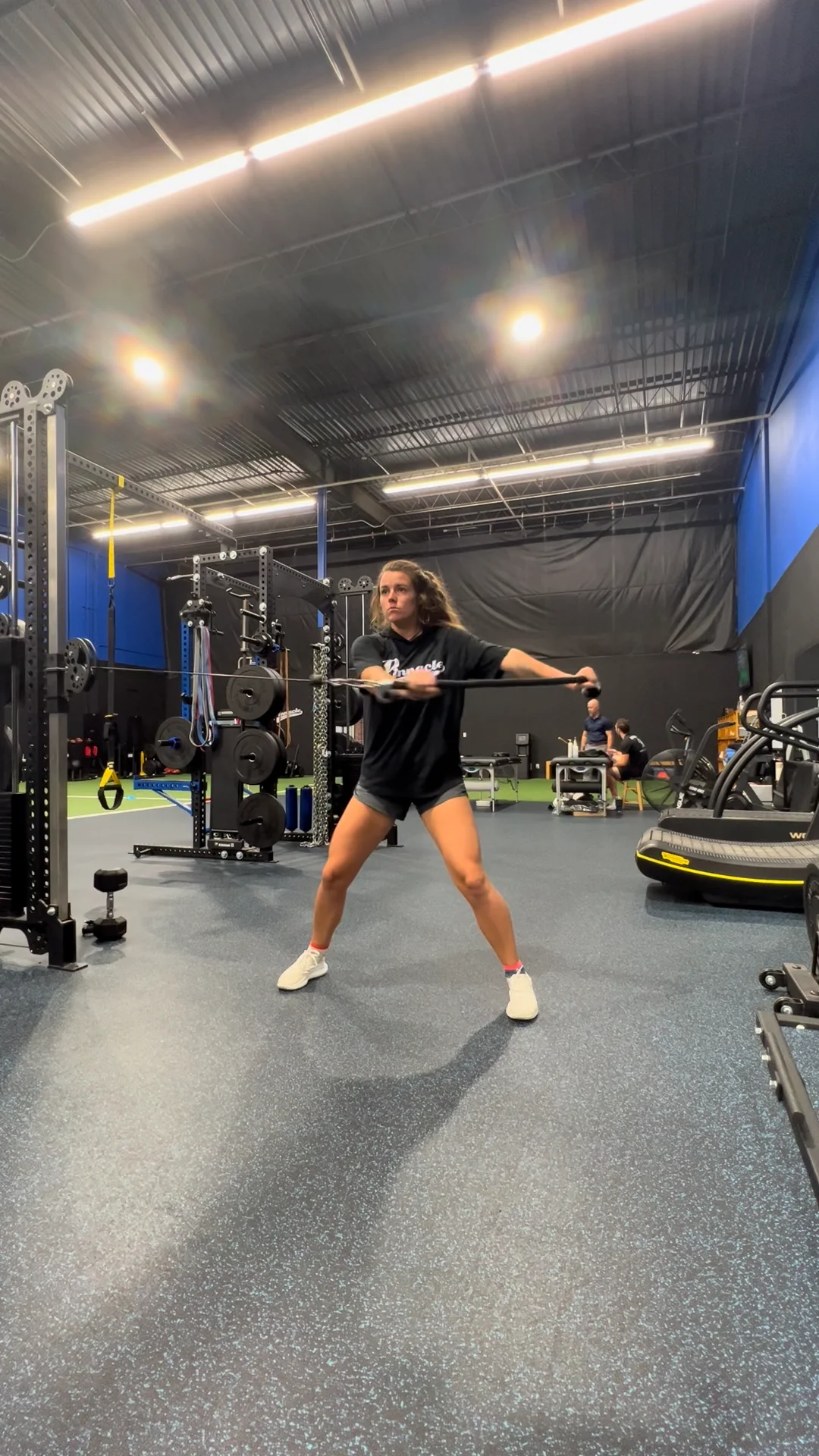 Wide stance anti-rotation cable chop on Vimeo