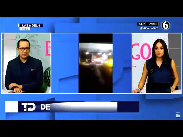 Telediario con Alberto Rueda y Gaby Tamez. Precisamente un grupo de ...