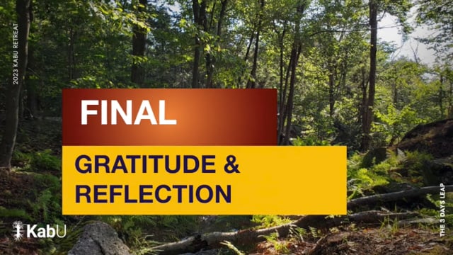 Sept 10, 2024 - Gratitude & Reflection - KabU