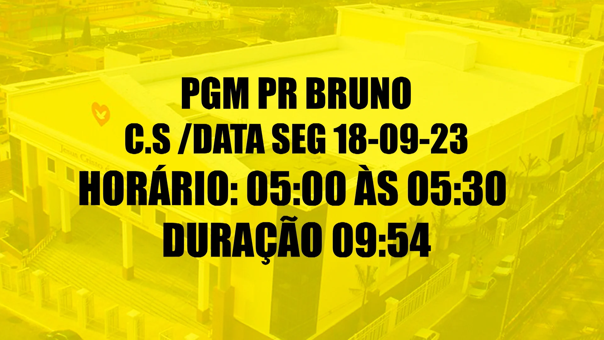 SEG 18.09 15H20 C.S PR BRUNO on Vimeo