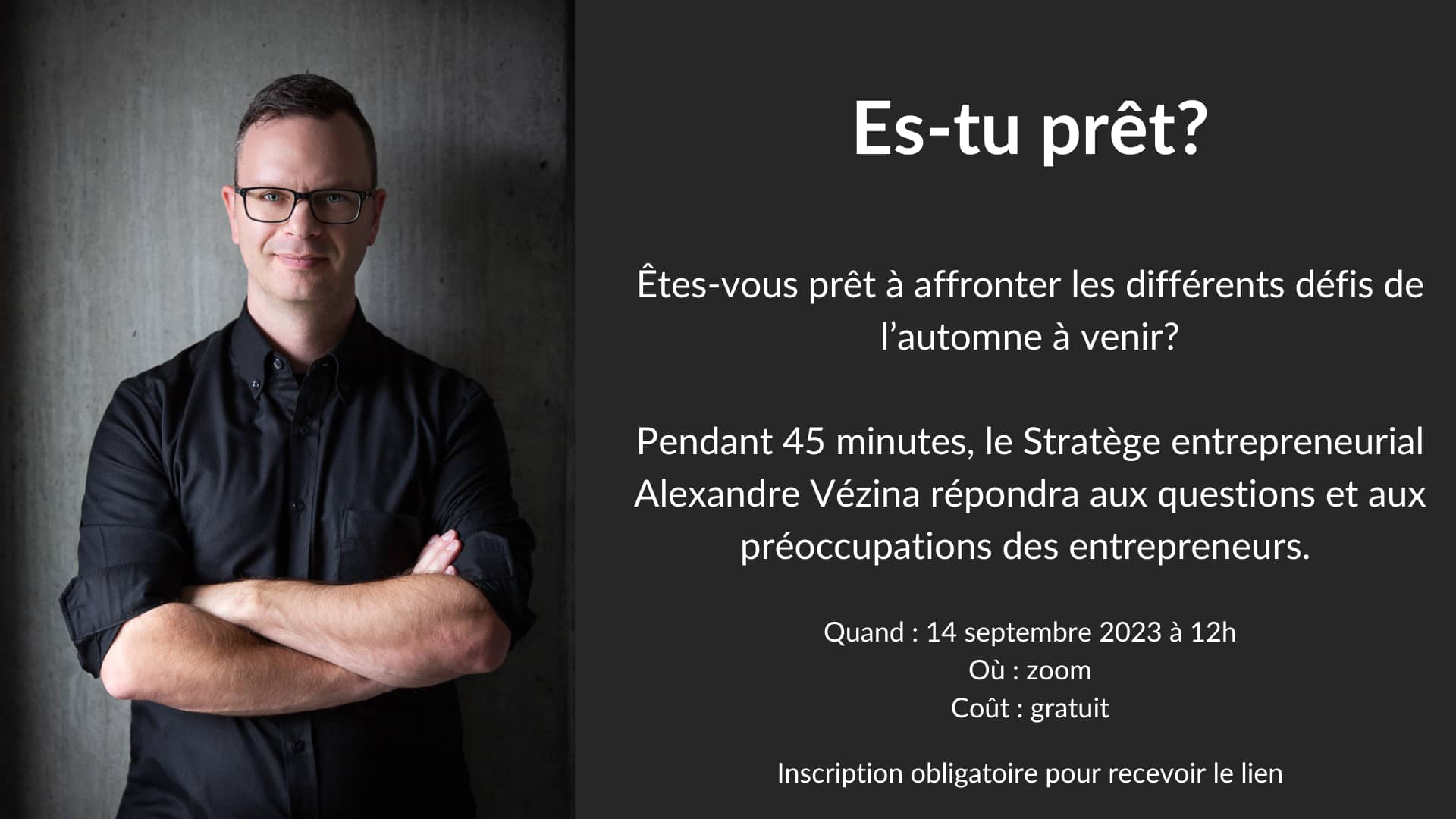 Webinaire : Es-tu prêt? on Vimeo