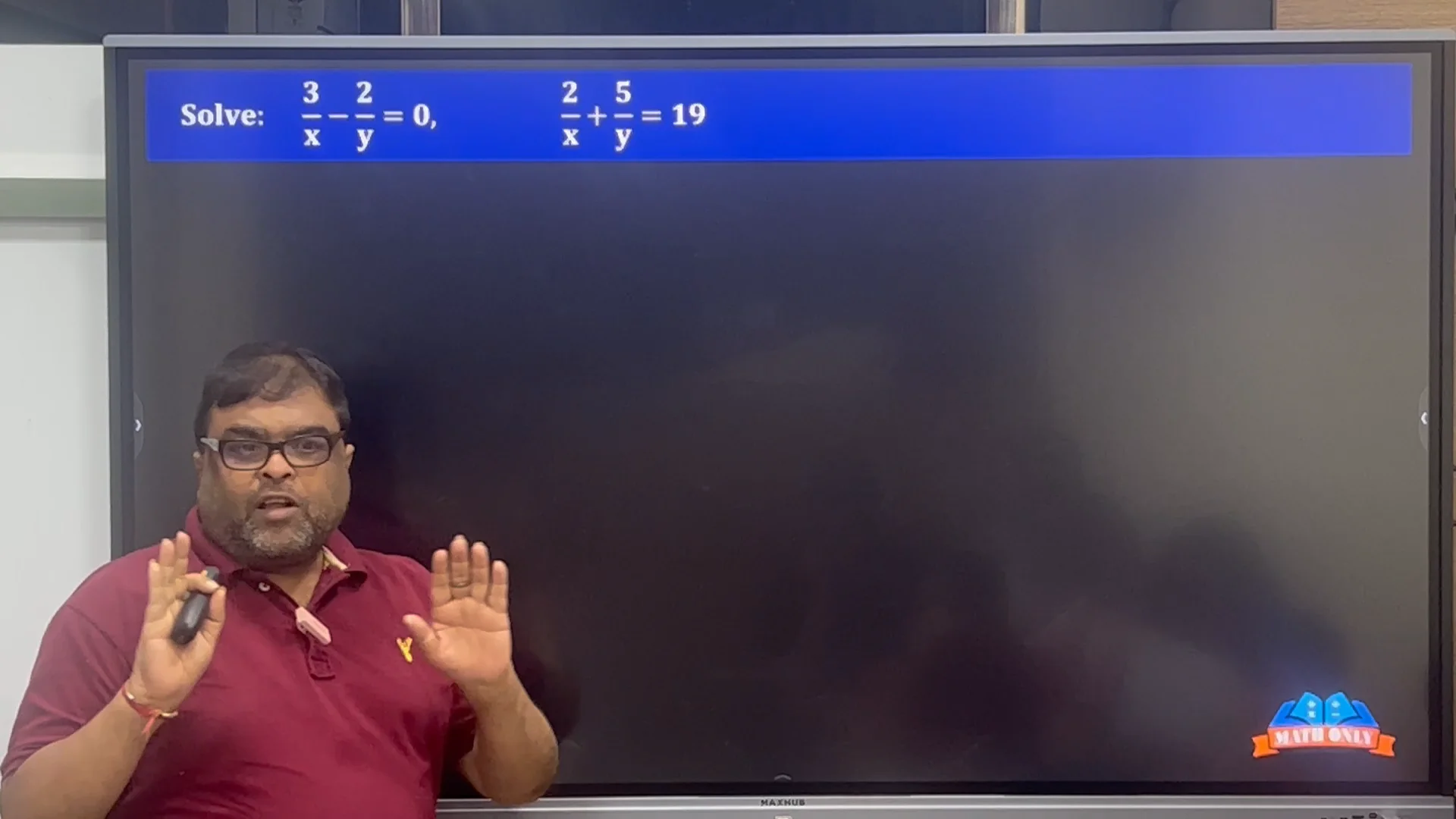 SIMULTANEOUS LINEAR EQUATIONS (PFP) SUM 8 on Vimeo