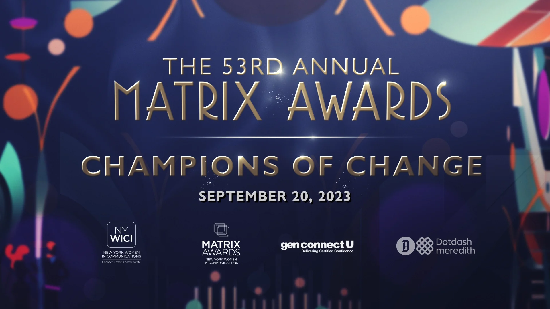 Matrix Awards 2023 | Nominee Teasers on Vimeo