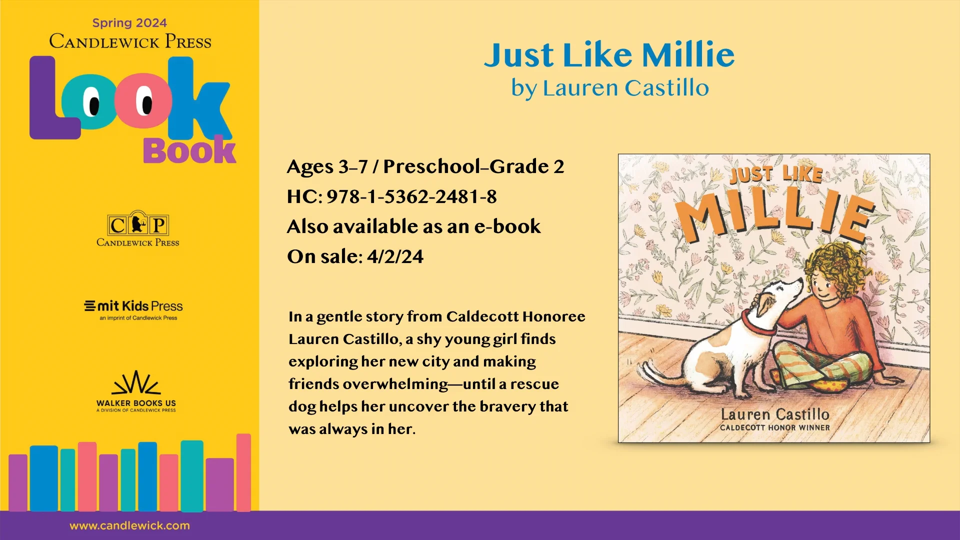 Lauren Castillo discusses JUST LIKE MILLIE on Vimeo