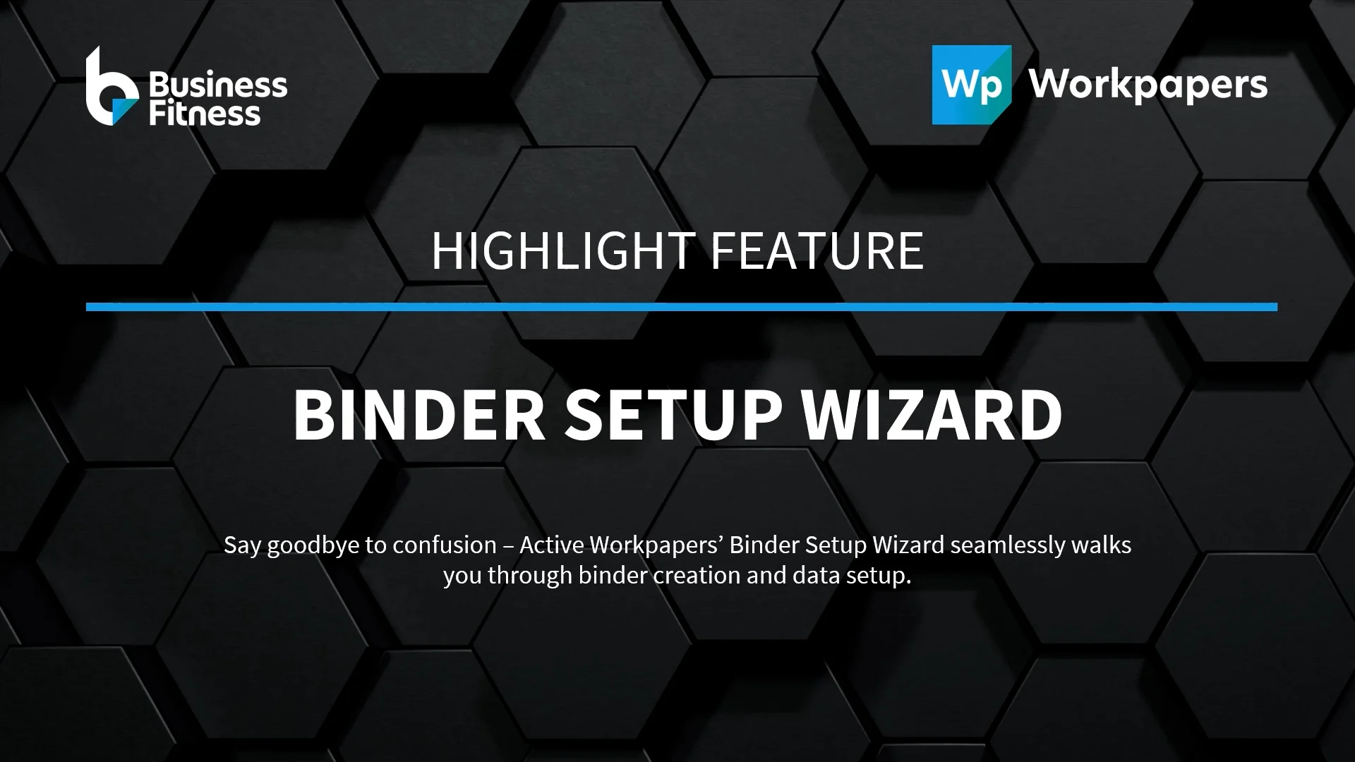 Active Workpapers - Binder Setup Wizard