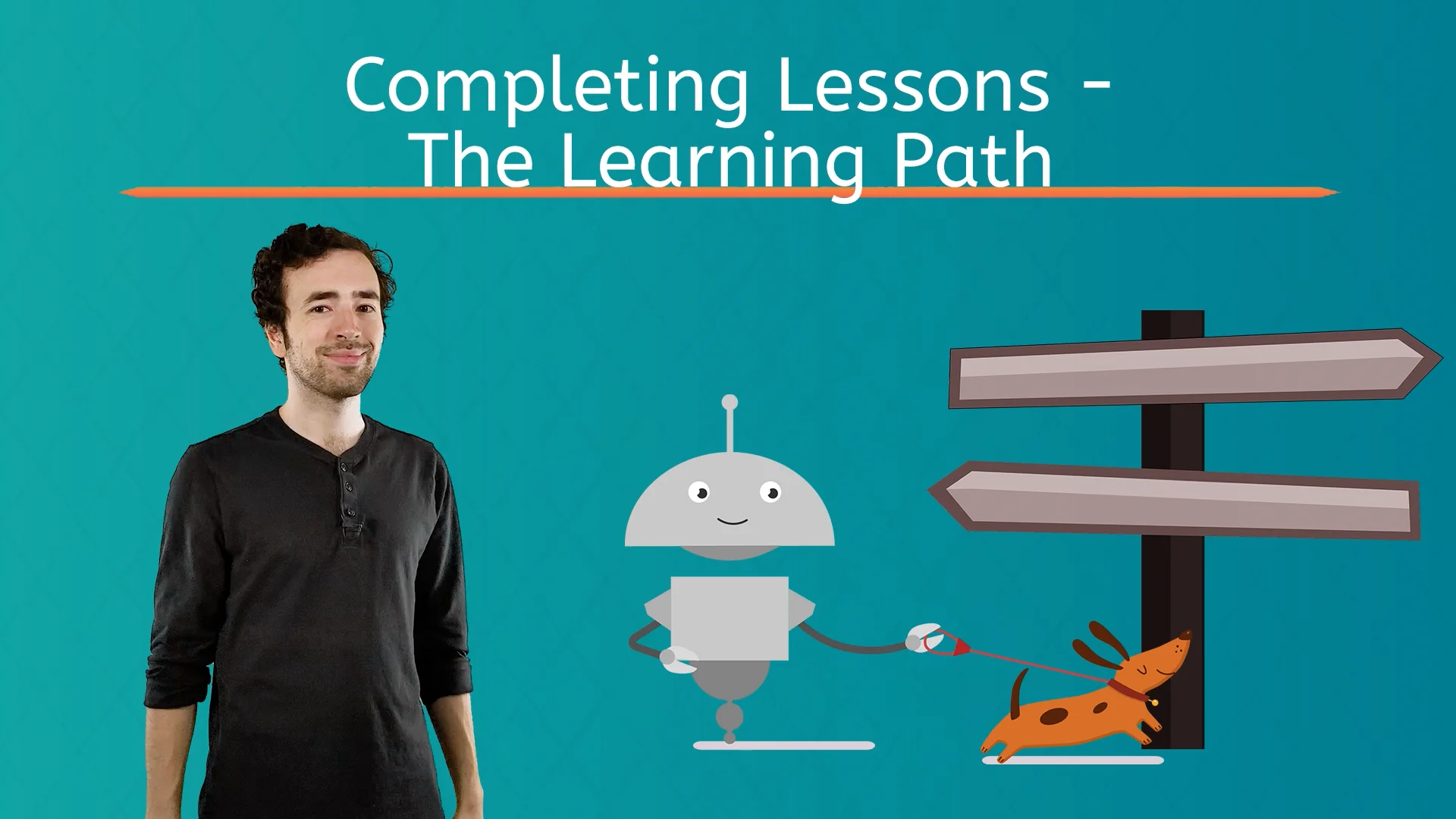 Completing Lessons - The Learning Path
