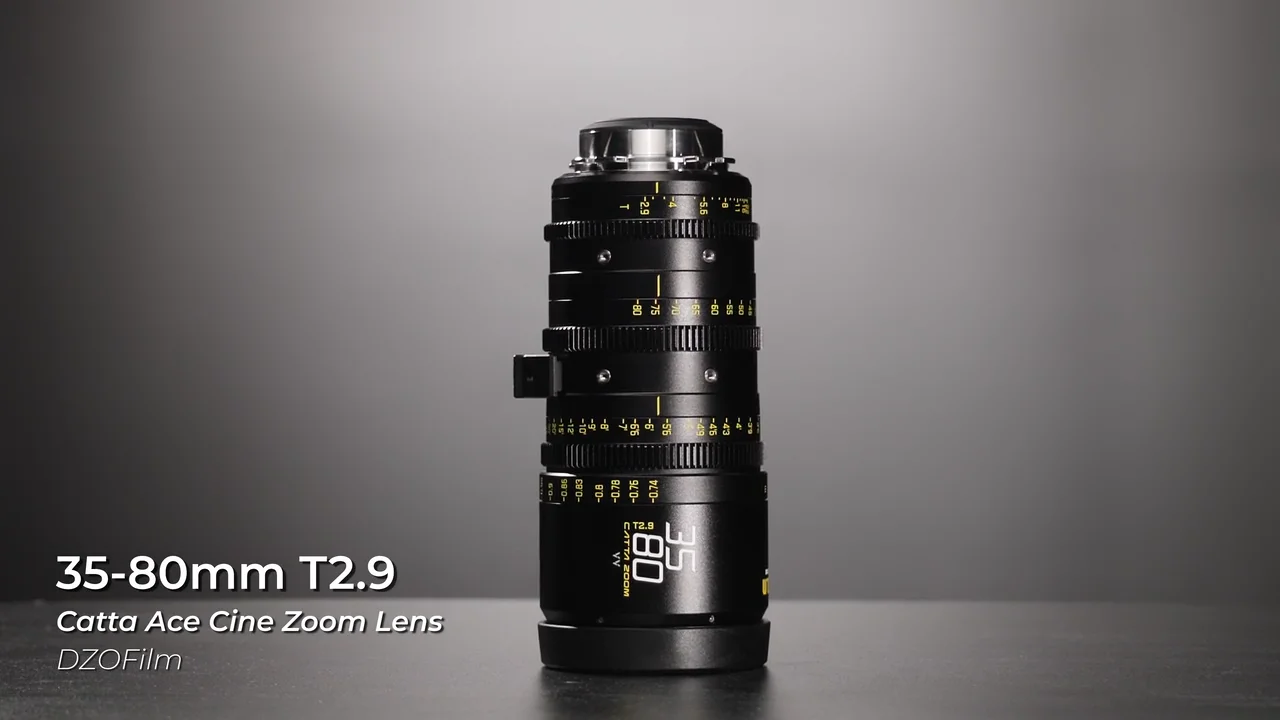 DZOFilm Catta Ace 35-80mm T2.9 Cine Zoom Lens DZO-FFA3580-BLK DZOFilm Catta Ace 35-80mm T2.9 Cine Zoom Lens DZO-FFA3580-BLK