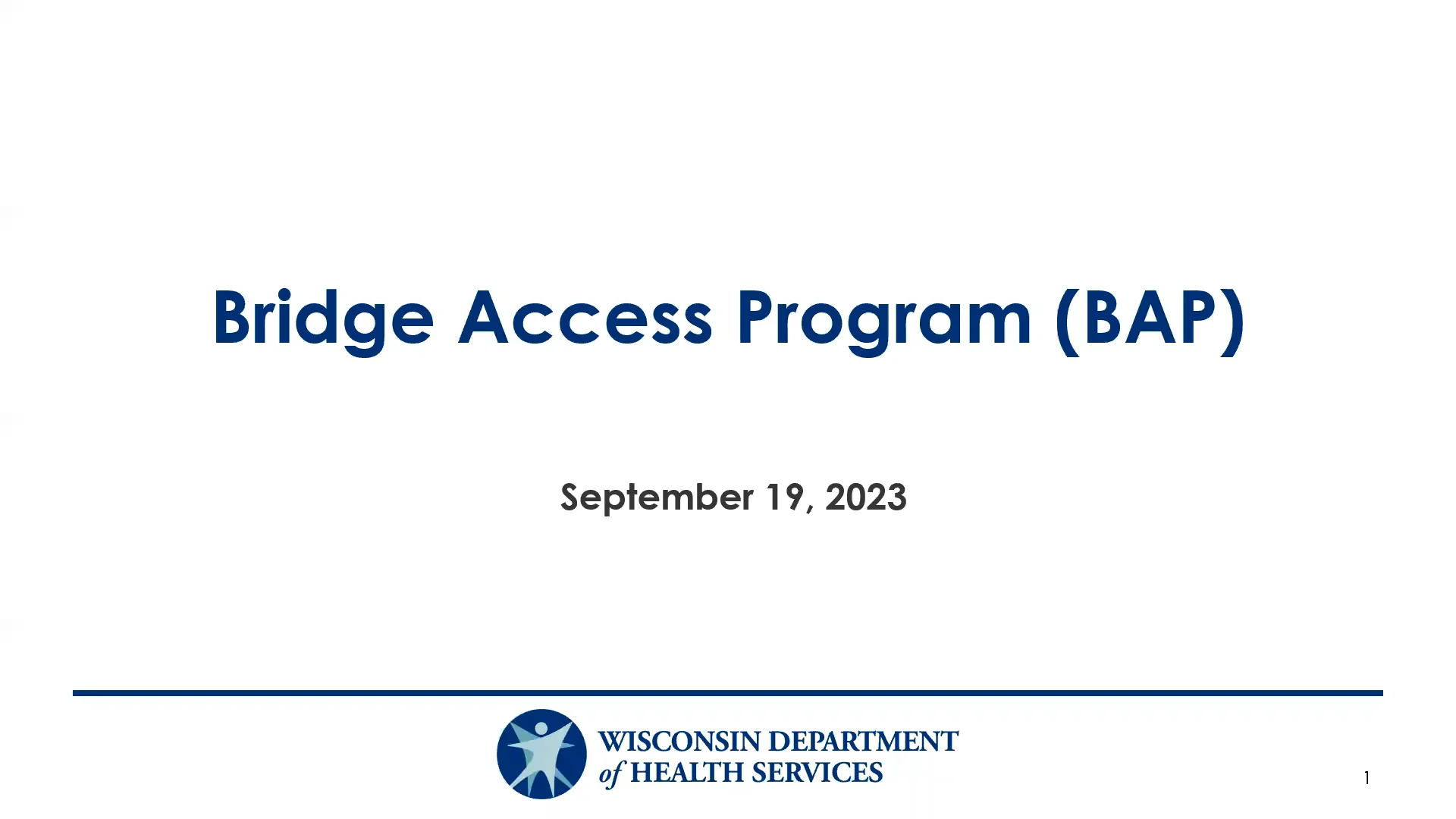 Bridge Access Program Webinar 9/19/23 on Vimeo
