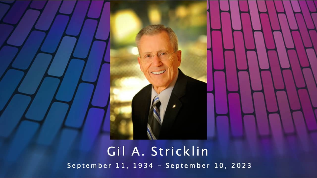 Gil Stricklin Funeral Service - First Baptist Dallas on Vimeo