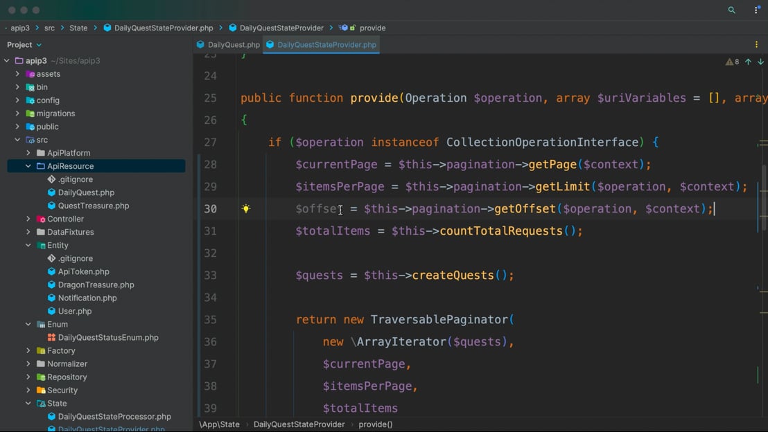 Pagination On A Custom Resource Api Platform 3 Part 3 Custom Resources Symfonycasts 