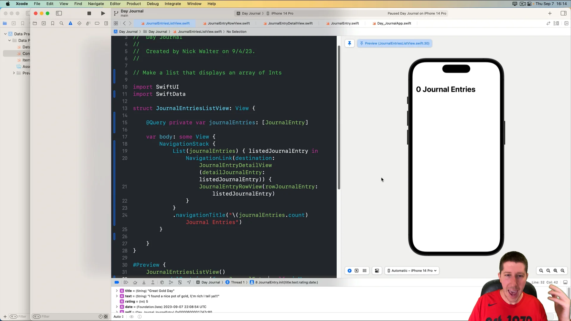 5 3 Insert Swiftdata Objectsmp4 On Vimeo
