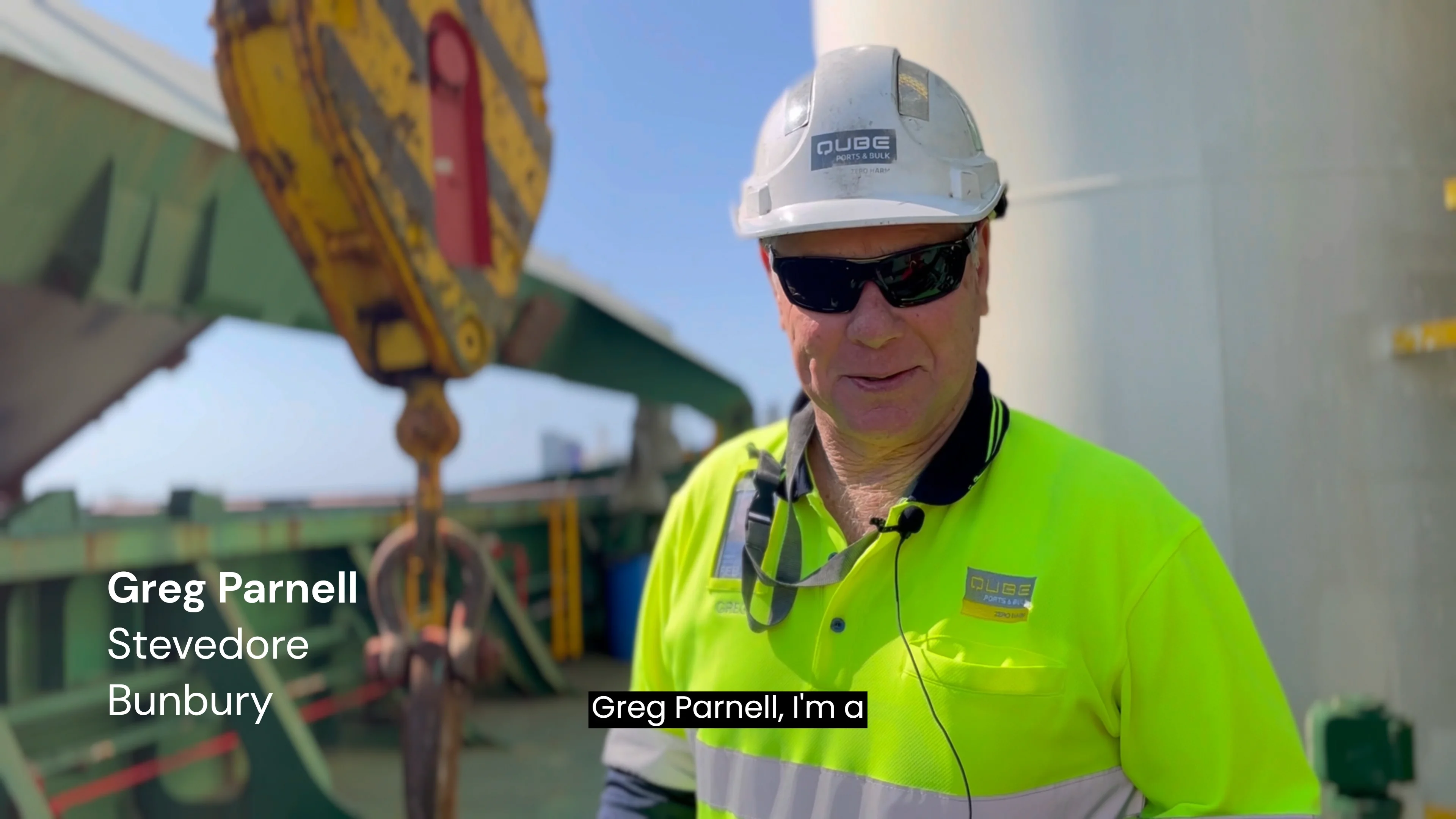 Meet our Qubies nominees: Greg Parnell, Stevedore, Bunbury on Vimeo