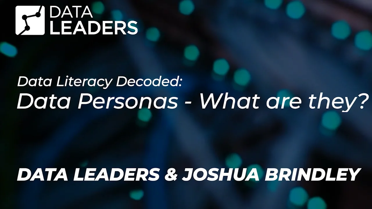 Decoding Data Literacy - Defining Data Personas