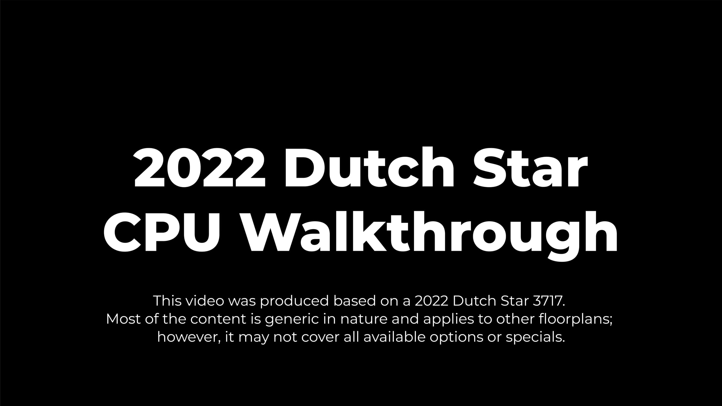 2022 Dutch Star CPU Walkthrough | Videos & Movies on Vimeo