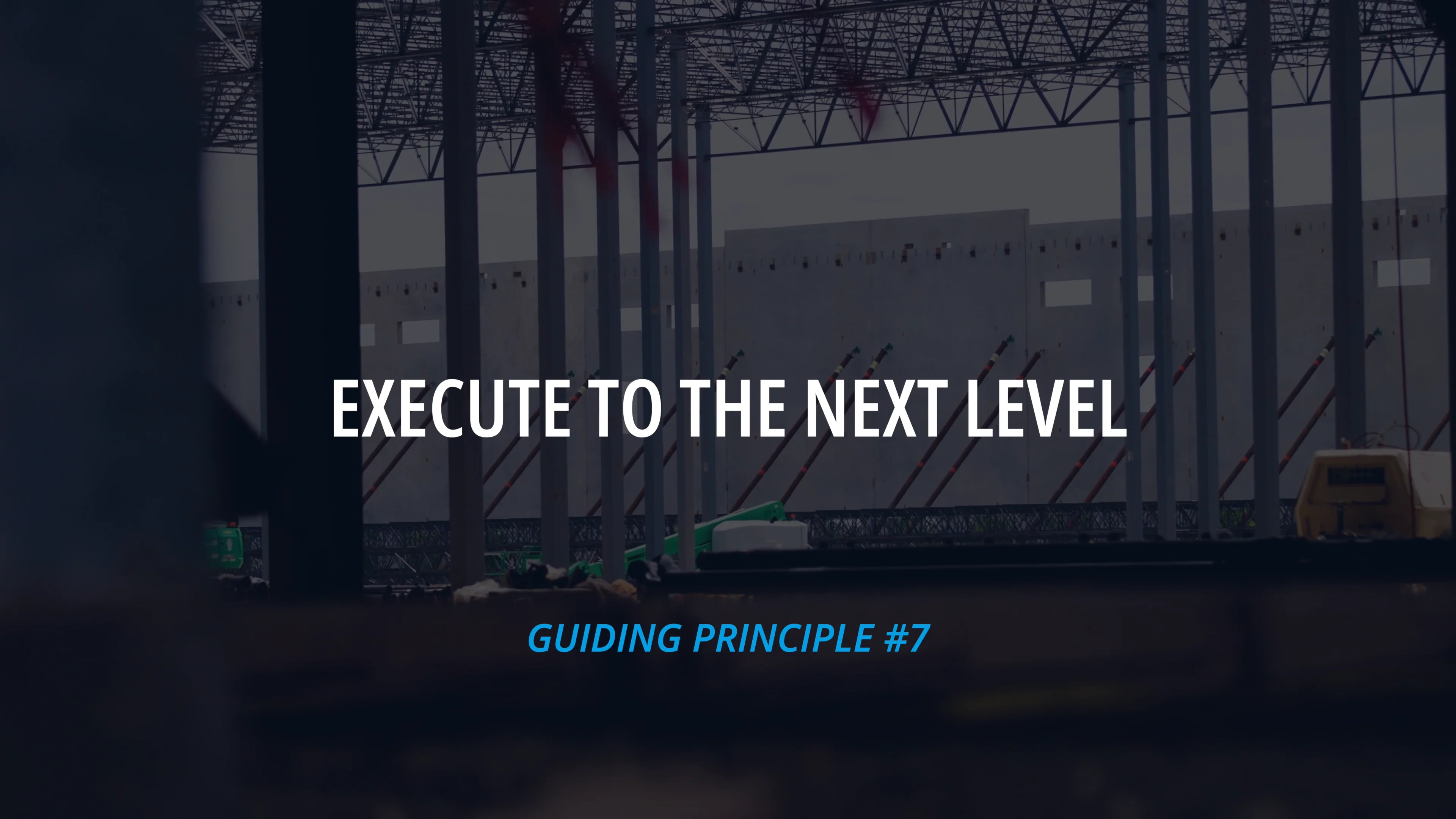 Vision of Threecore - Guiding Principle #7 - Execute the Next Level on Vimeo
