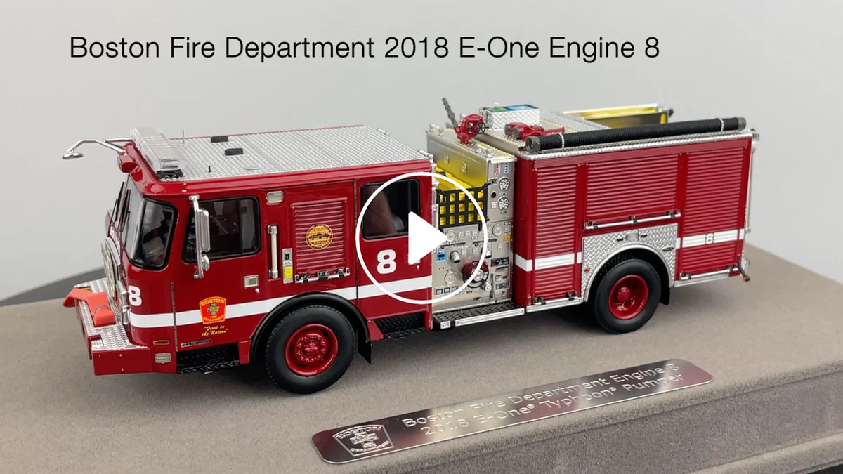 Boston Fire Department 2018 E-One Engine 8