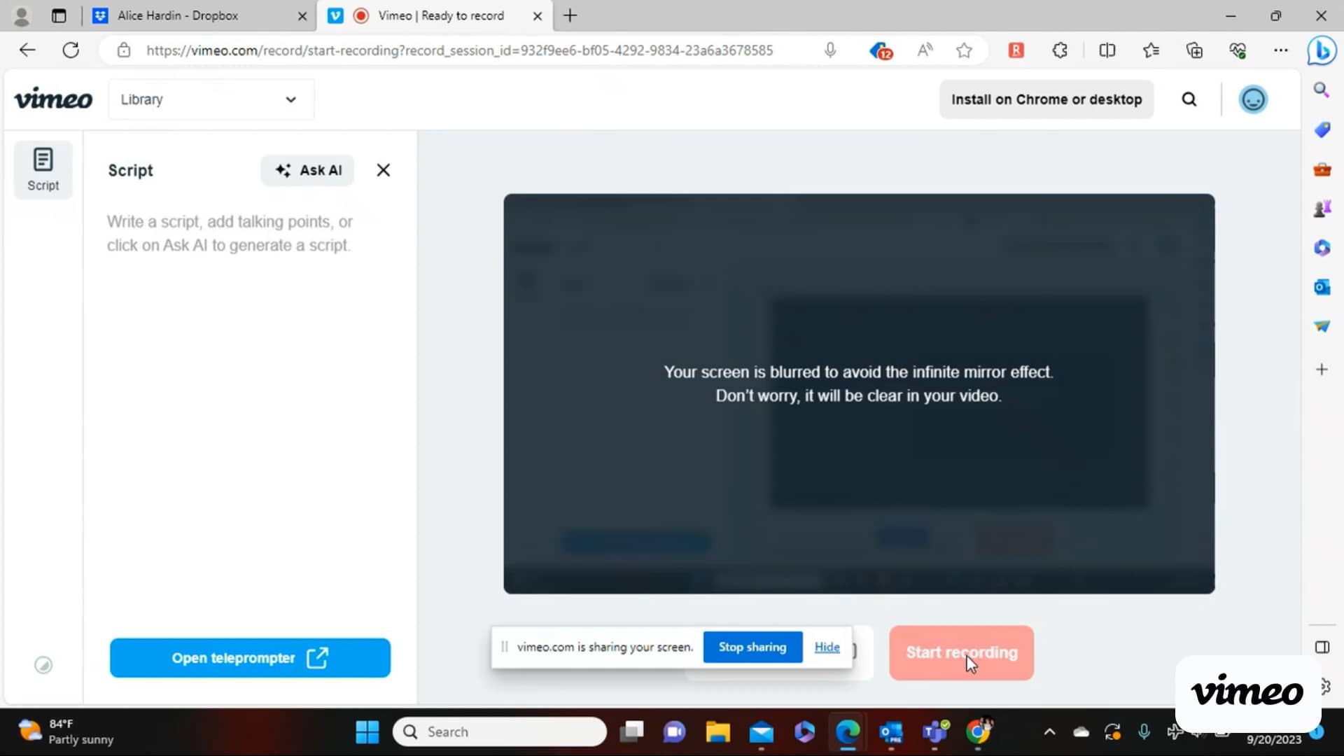 How to Upload Files to Dropbox vs Update Files on Dropbox on Vimeo