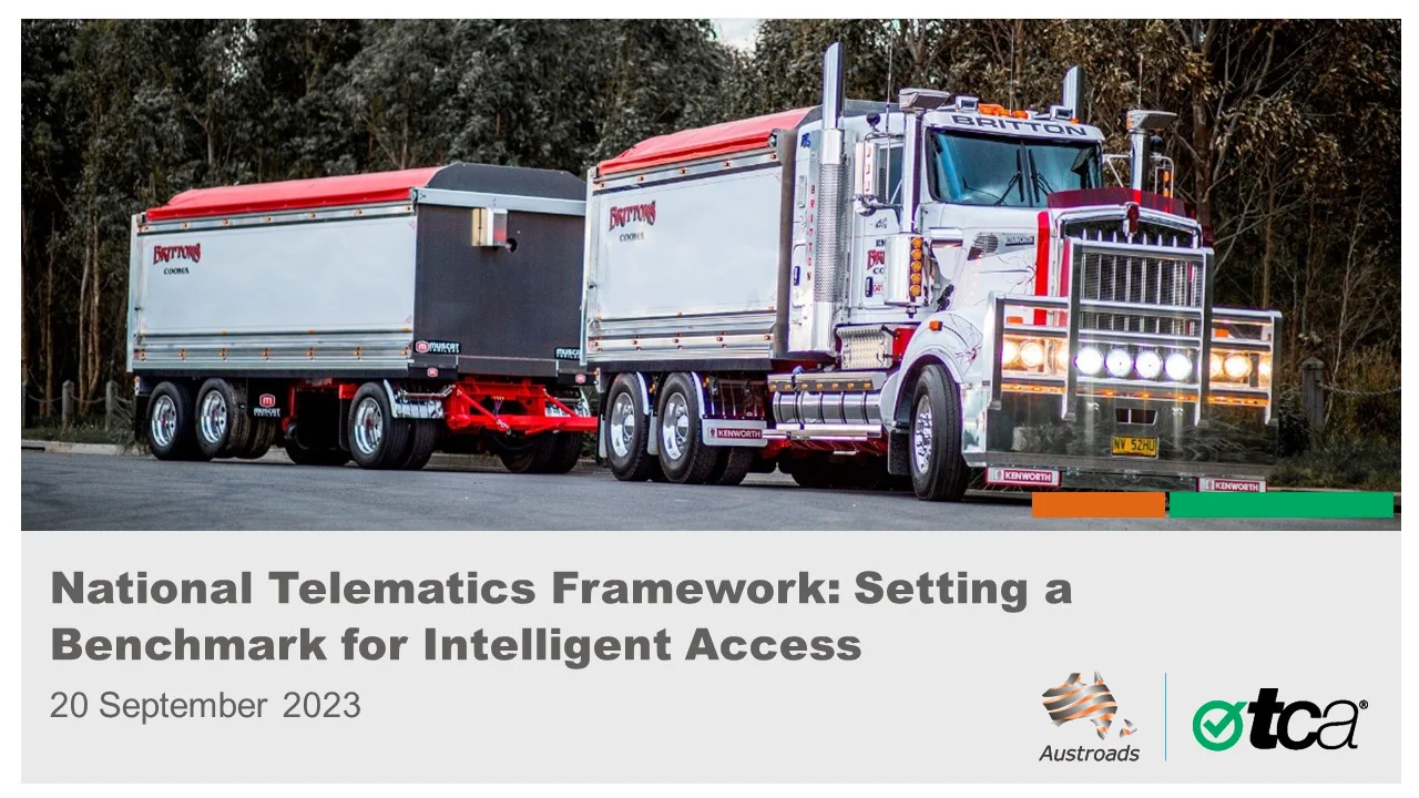National Telematics Framework: Setting a Benchmark for Intelligent ...