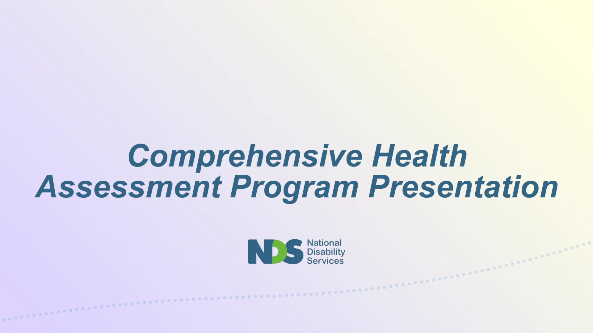 Using the free Comprehensive Health Assessment Program (CHAP)_6 July 2023