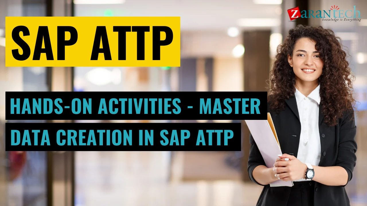 Hands-on activities - Master data creation in - SAP ATTP Training on Vimeo