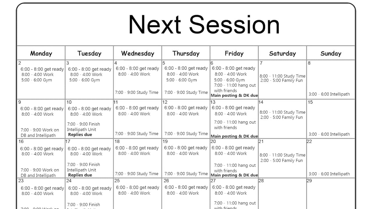 Preparing for next session on Vimeo