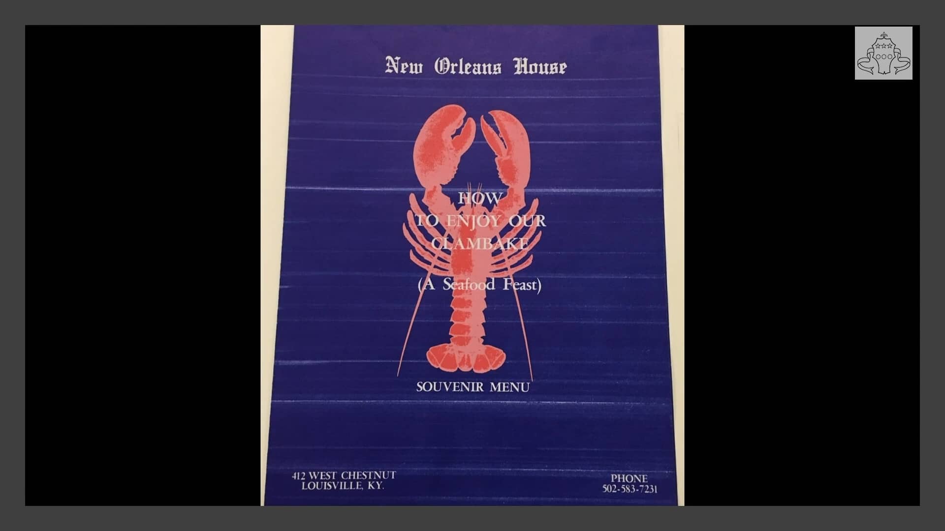 Exhibition Lecture: Paul Freedman on "How Dining Out Changed, 1841-1941 ...