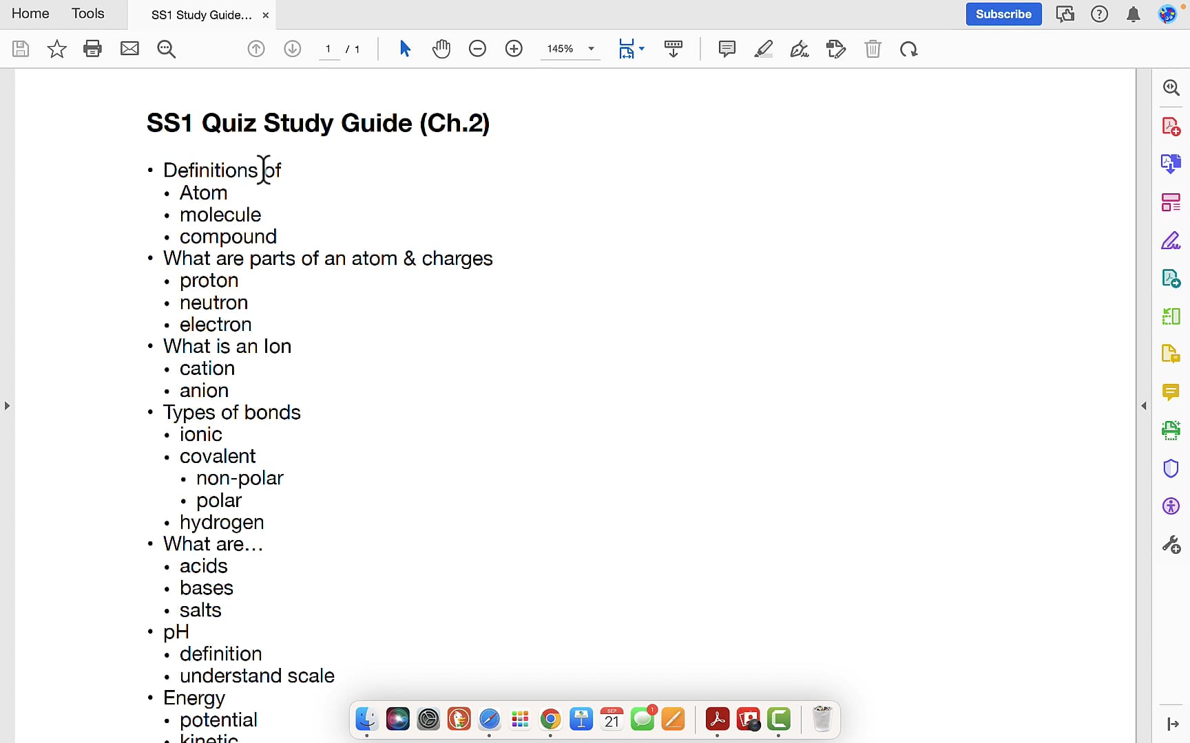 SS1 Ch.2 Study Guide